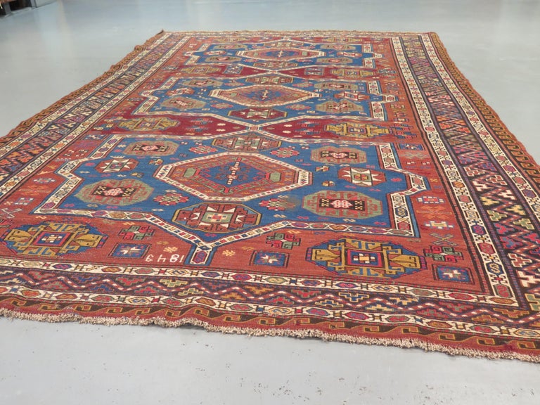 Early Shirvan Soumac Carpet, Azerbaijan, 1890 For Sale at 1stDibs