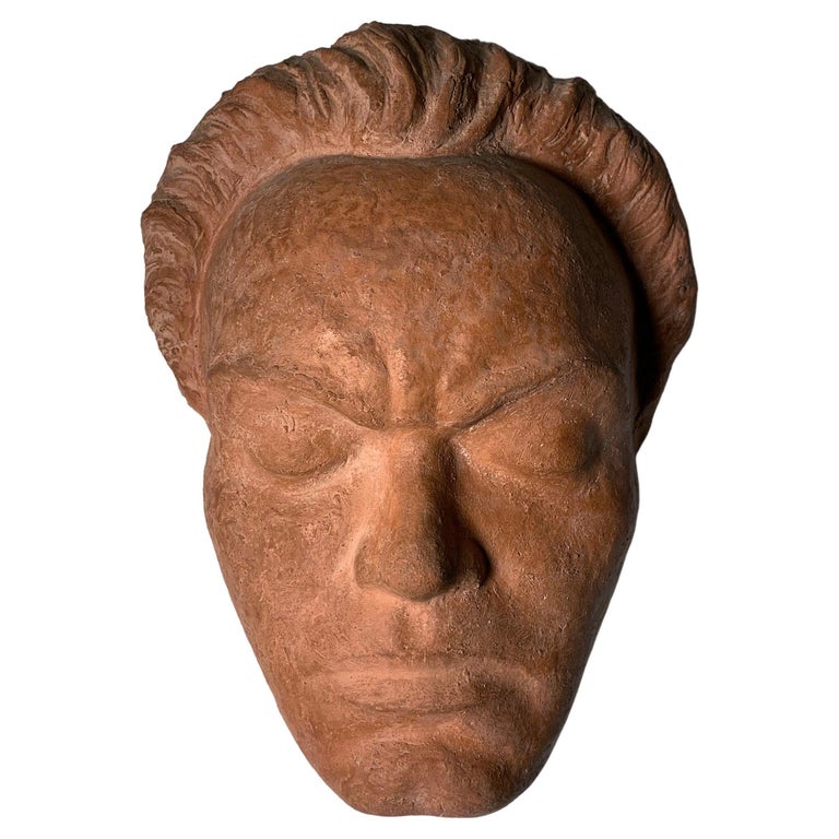 Early Sizable Egon Weiner Wall Hanging Ceramic of Beethoven For Sale at ...