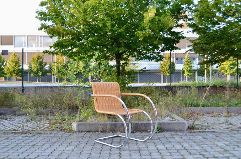 Early Thonet S533 RF Cane Weißenhof Armchair Chair Mies van der Rohe ...