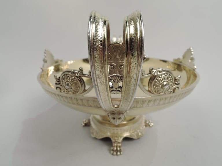 Early Tiffany Greek Revival Silver Gilt Centerpiece Kylix For Sale at ...