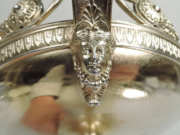 Early Tiffany Greek Revival Silver Gilt Centerpiece Kylix For Sale at ...