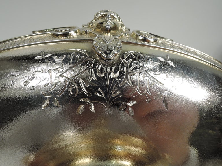 Early Tiffany Greek Revival Silver Gilt Centerpiece Kylix For Sale at ...
