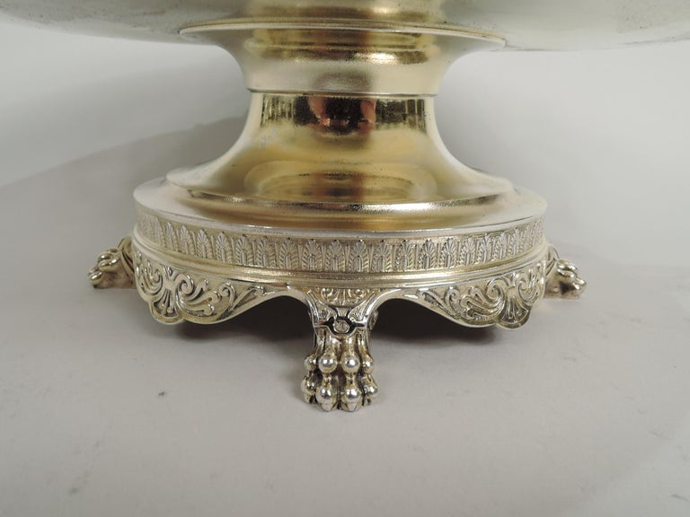 Early Tiffany Greek Revival Silver Gilt Centerpiece Kylix For Sale at ...