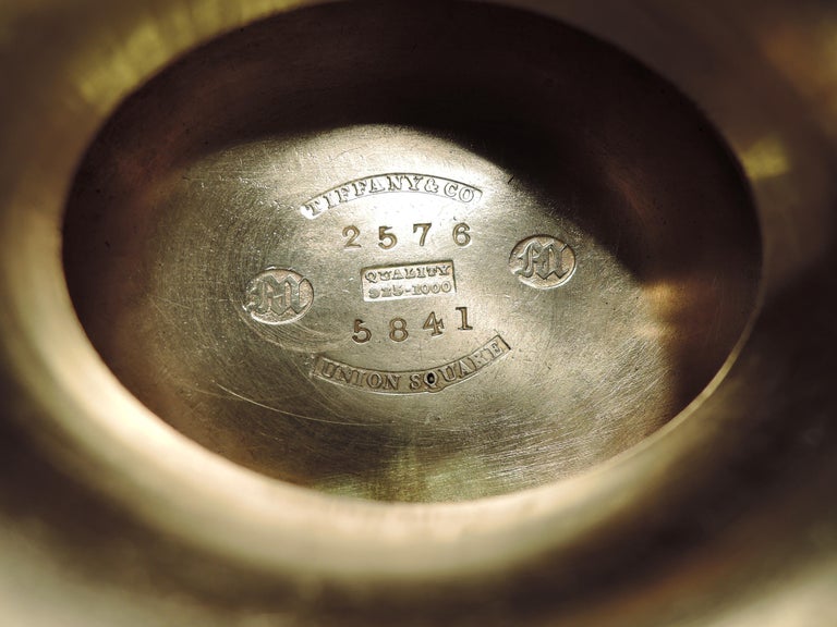 Early Tiffany Greek Revival Silver Gilt Centerpiece Kylix For Sale at ...