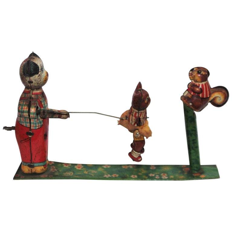 Early Tin Wind Up Toy at 1stDibs
