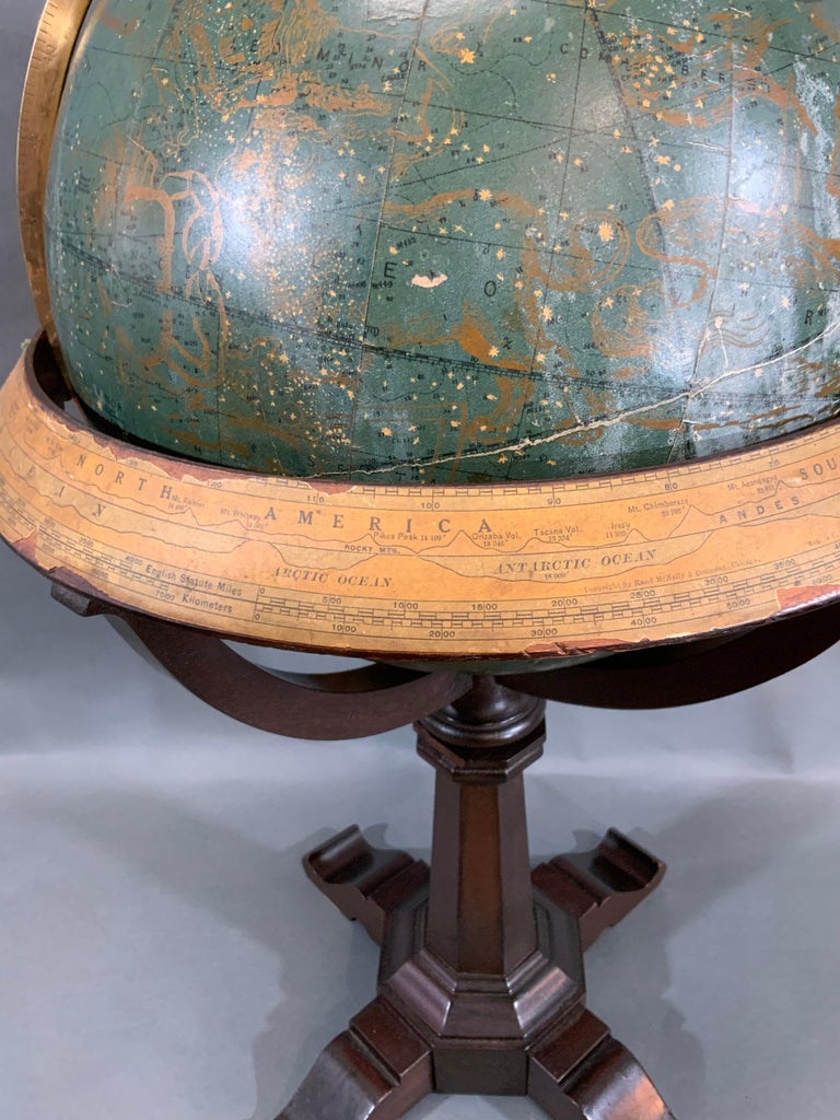 Early 20th Century American Library Globe For Sale at 1stDibs