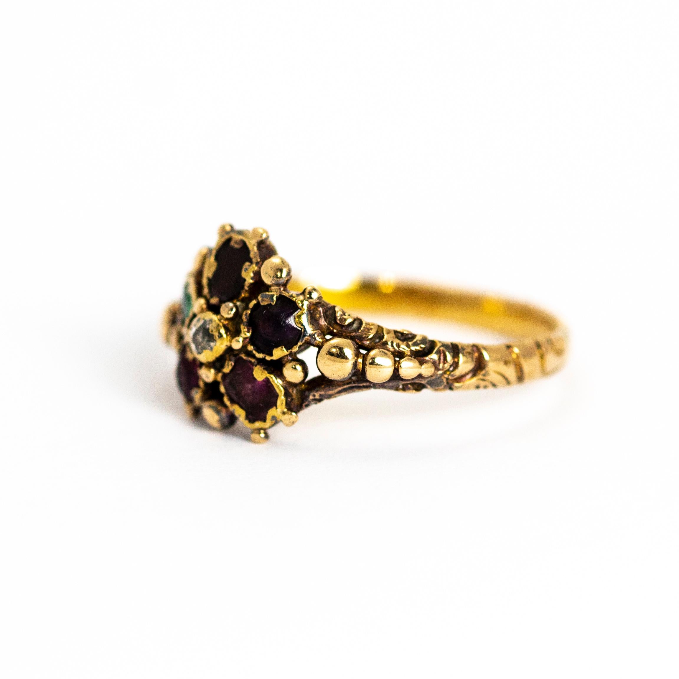Early Victorian 15 Carat Gold Acrostic Regard Ring at 1stDibs