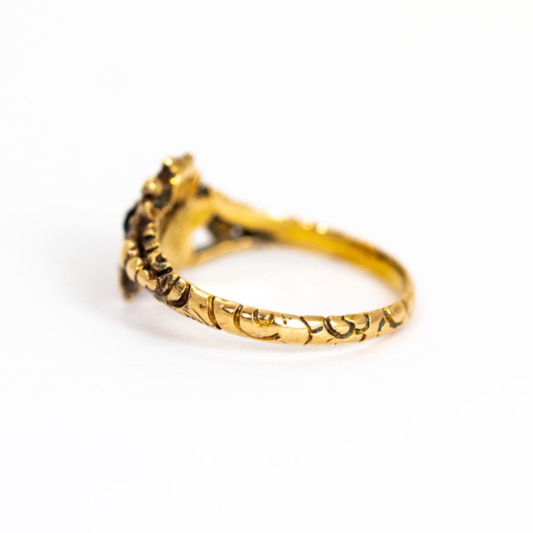 Early Victorian 15 Carat Gold Acrostic Regard Ring at 1stDibs