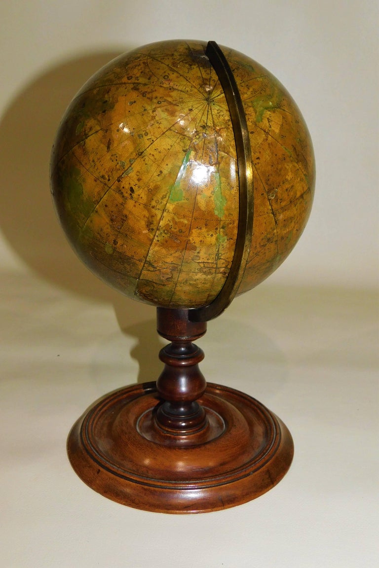Early Victorian C. F. Crutchley's New Celestial Table Top Globe, circa ...