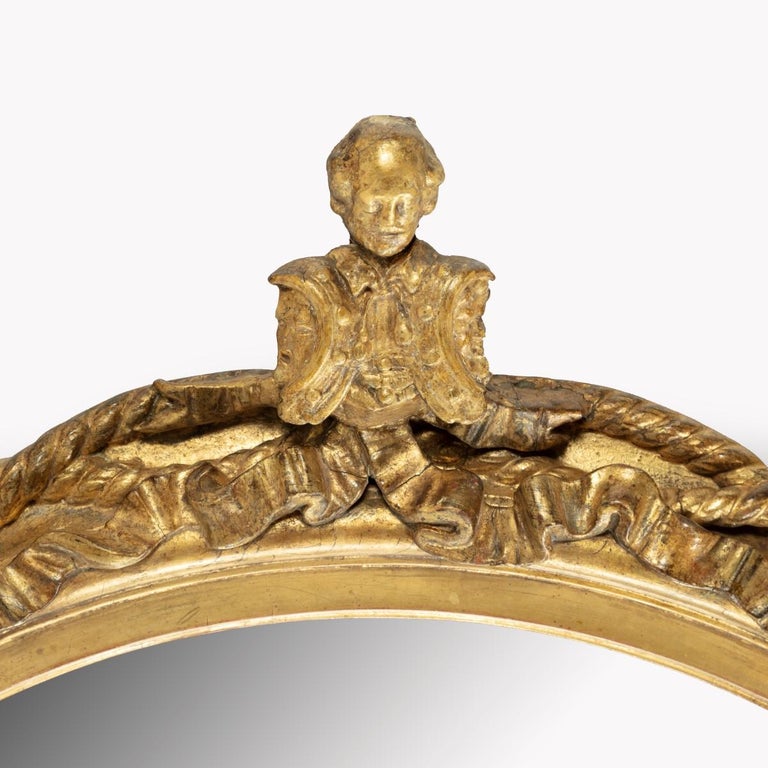 Early Victorian Mirror with a Bust of Prince Albert by Raphael Turner ...