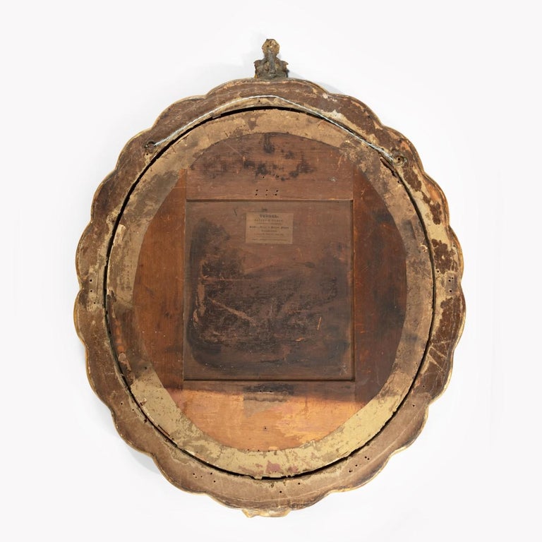 Early Victorian Mirror with a Bust of Prince Albert by Raphael Turner ...