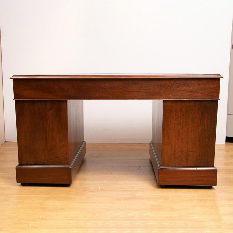 Early Victorian Rosewood Pedestal Writing Desk, circa 1840 at 1stDibs