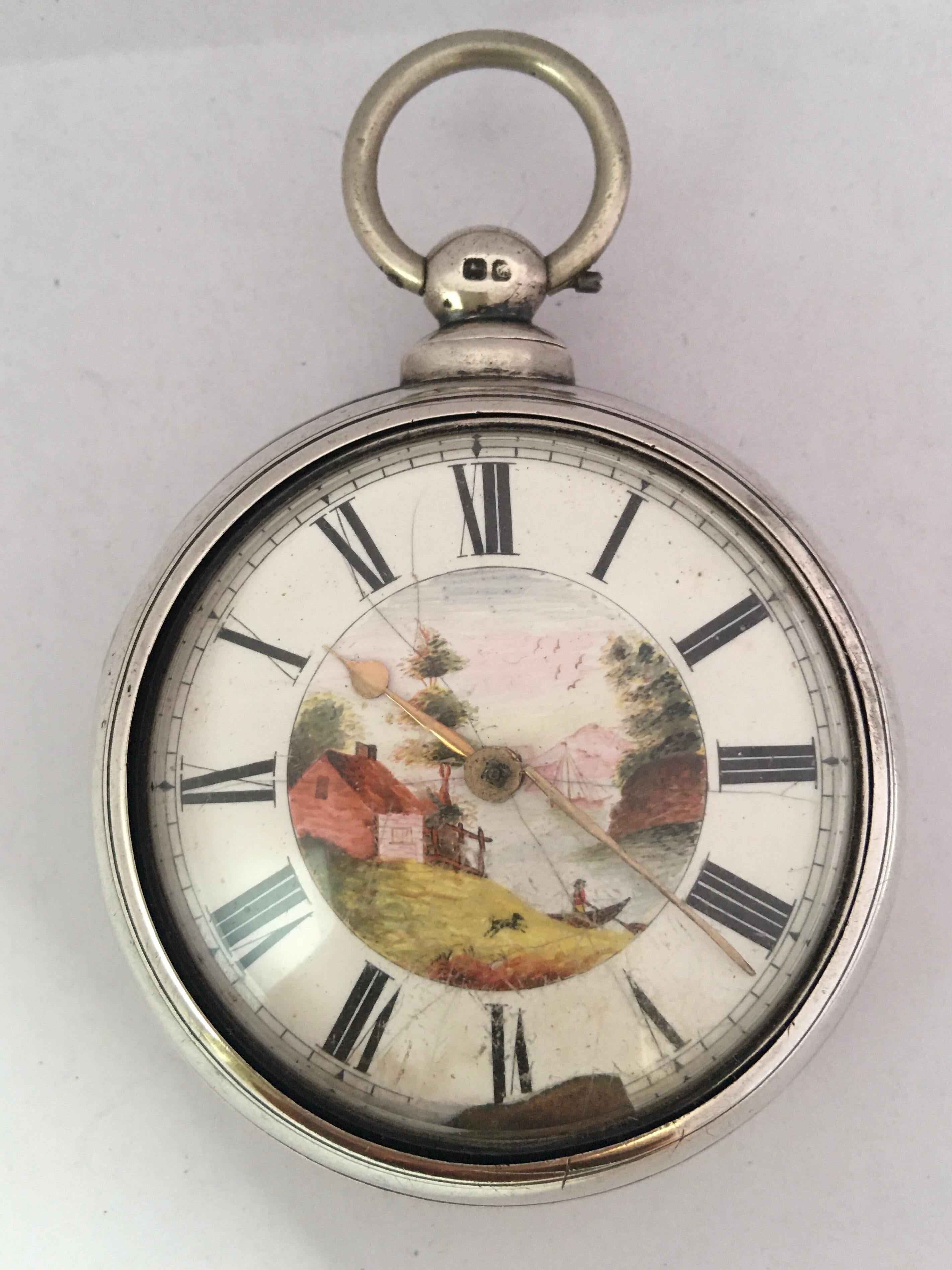 Early Victorian Silver Pair of Cased Verge Pocket Watch, London, circa ...