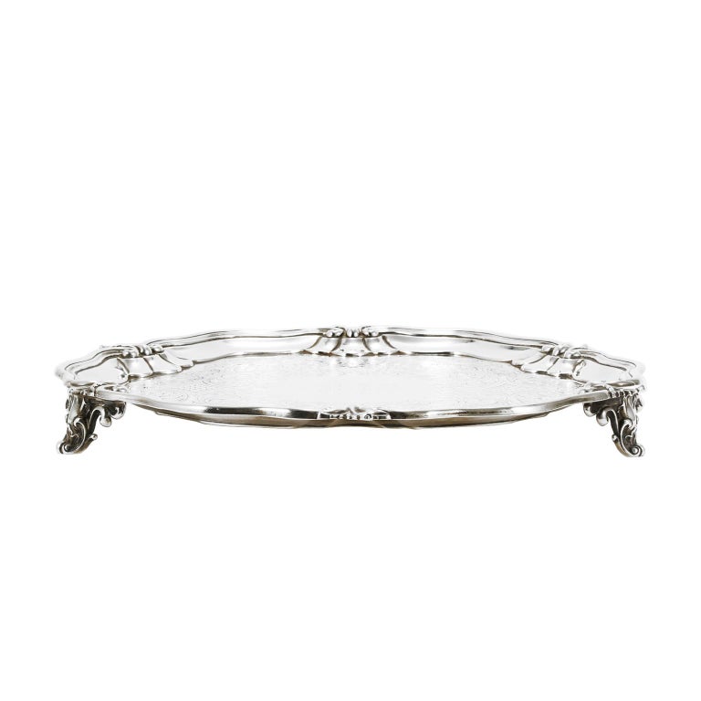 Early Victorian Sterling Silver Tray Charles Reily and George Storer ...
