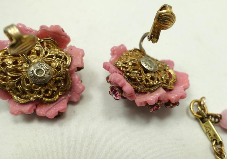 Early Vintage Miriam Haskell Rare Glass Bead and Faux Pearl Necklace ...