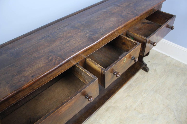 Early Welsh Oak Pot Board Server at 1stDibs