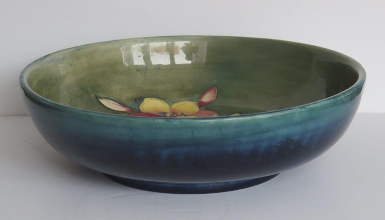 Early William Moorcroft Pottery Large Bowl in Freesia Pattern, circa ...