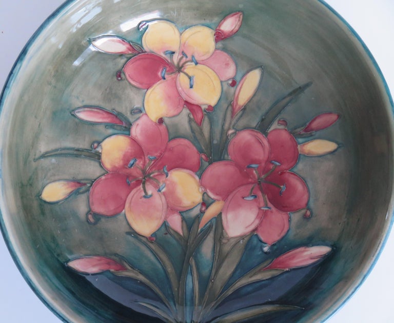 Early William Moorcroft Pottery Large Bowl in Freesia Pattern, circa ...