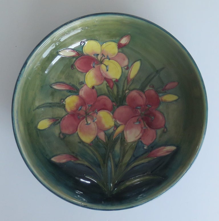 Early William Moorcroft Pottery Large Bowl in Freesia Pattern, circa ...