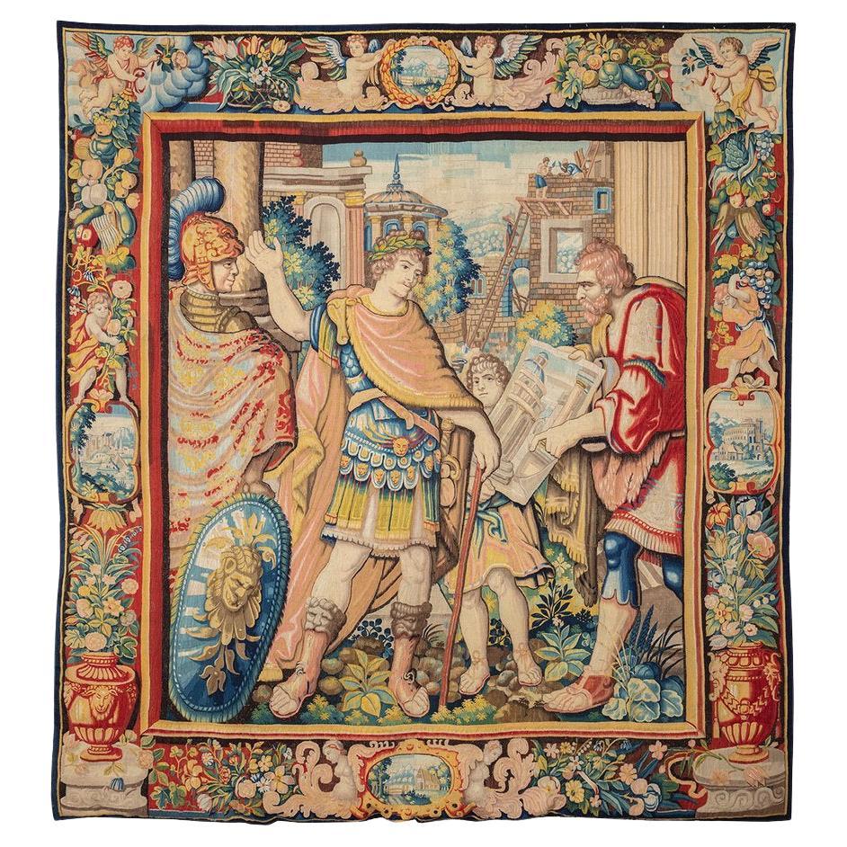 Belgian Tapestry of Apollo and Clytie For Sale at 1stDibs