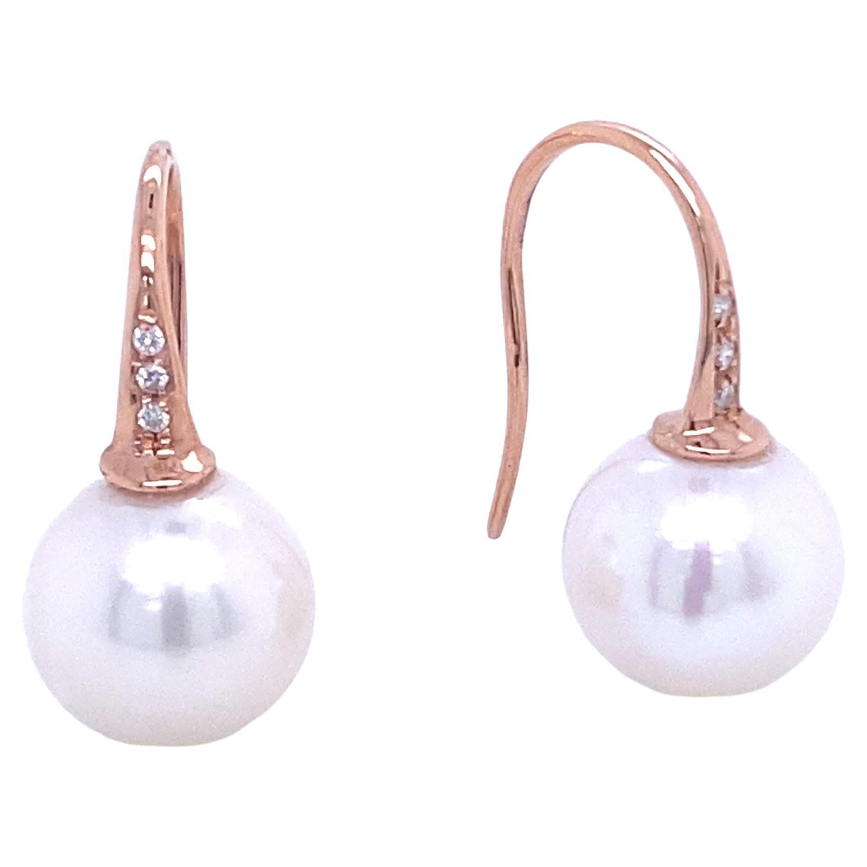 Georgian Pearl Envy in a Rose Gold Earring For Sale at 1stDibs
