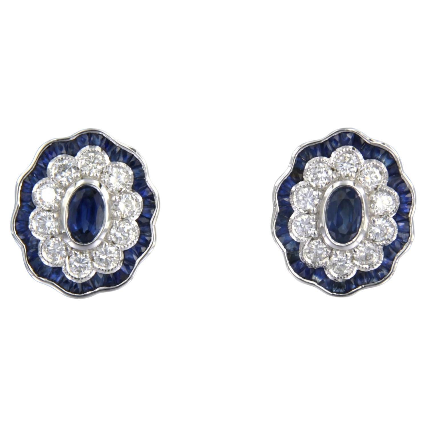 Sonia Bitton 14K yellow gold Mint Garnet with White Sapphire Earrings ...