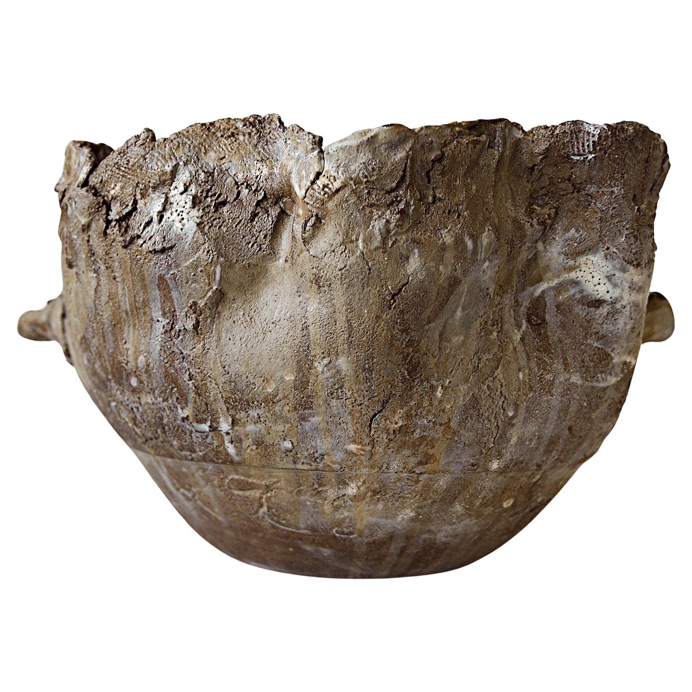 Earth Relics Bowl Medium with Handles For Sale at 1stDibs