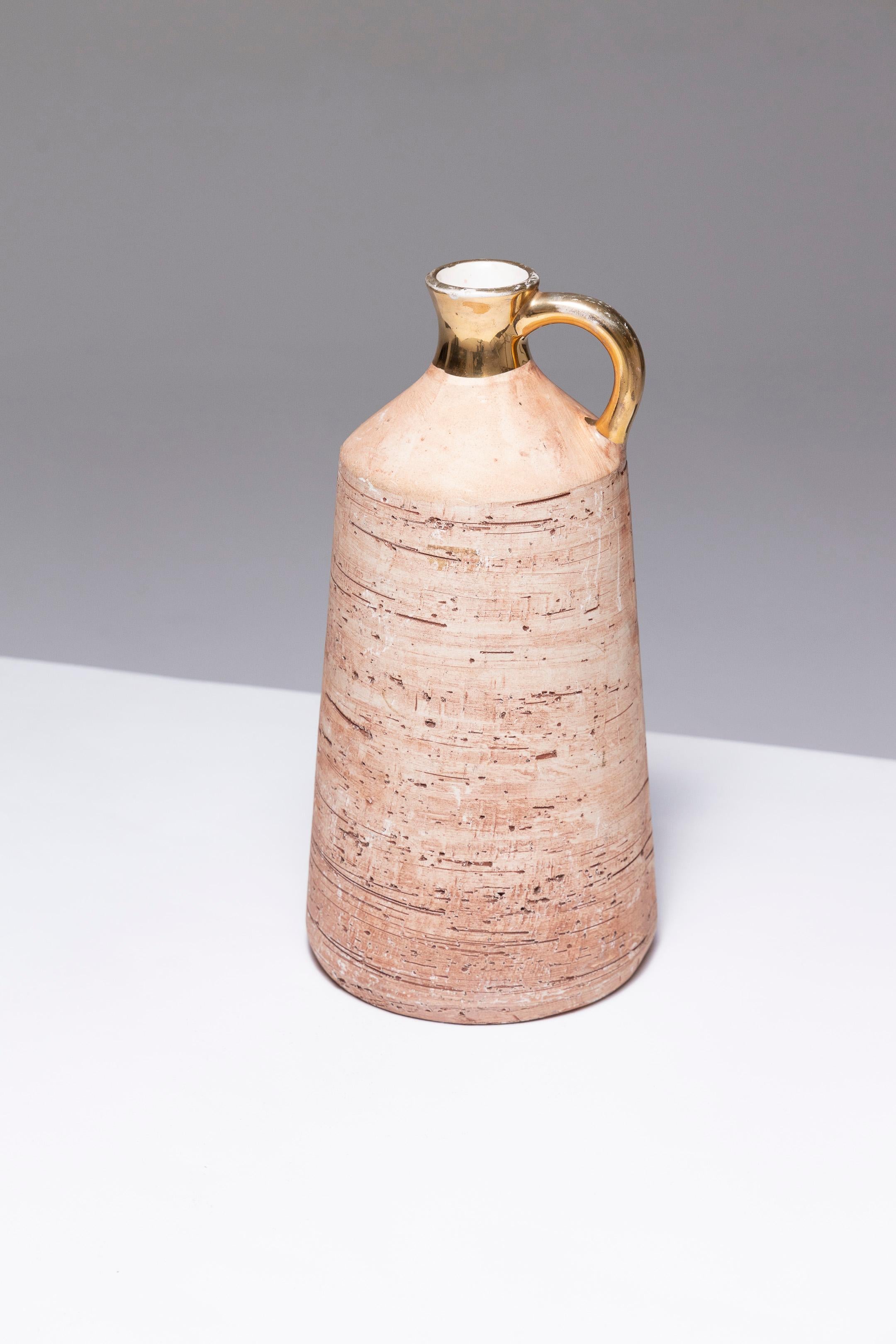 Earthenware pitcher "Liege" Ravelli, 1950s For Sale at 1stDibs