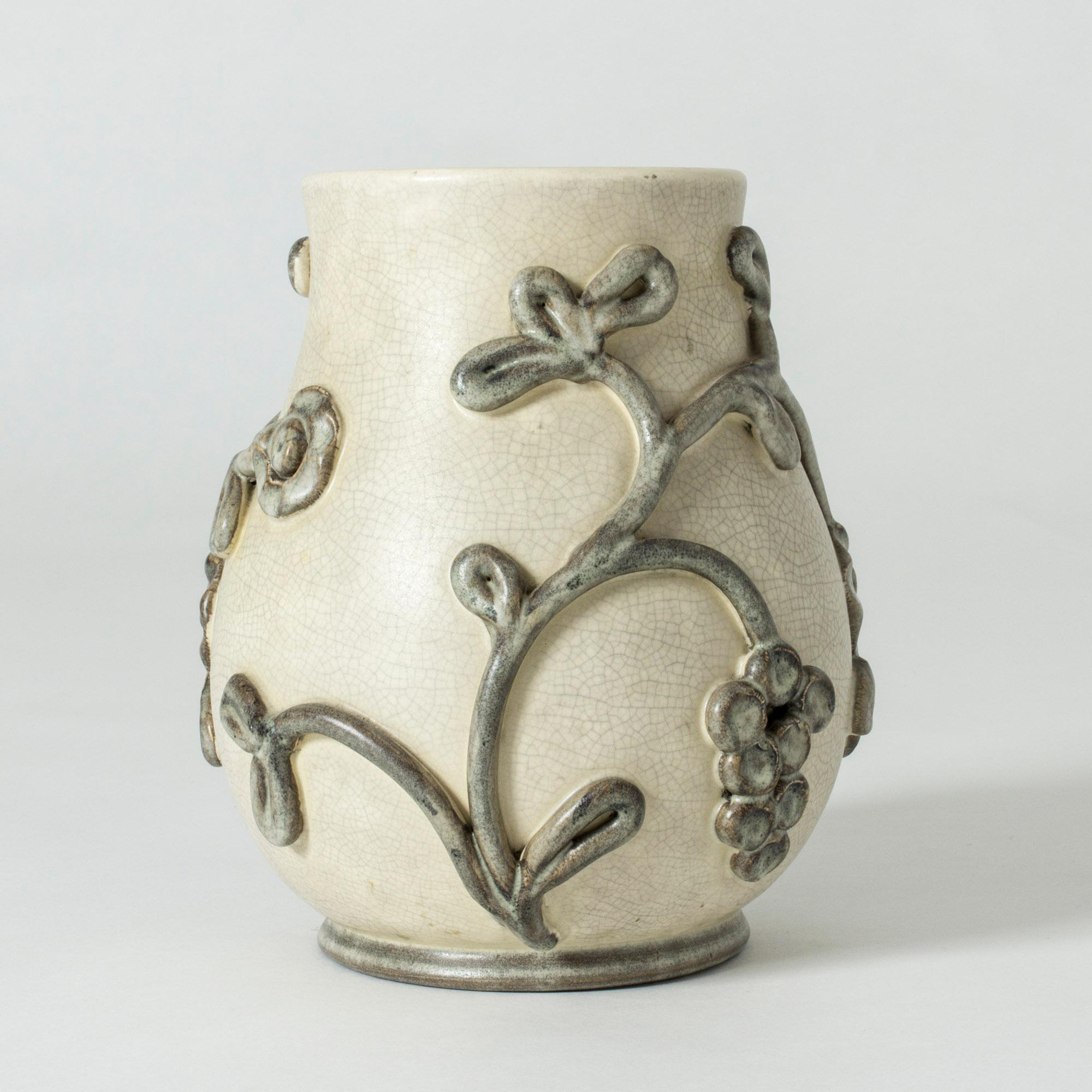 Earthenware Vase by Eva Janke-Björk for Bo Fajans, Sweden For Sale at ...