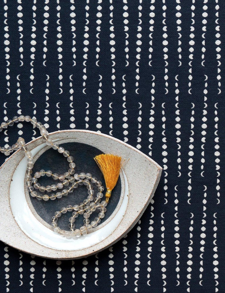 Earthlight Moon Woven Commercial Grade Fabric in Starr, White and ...