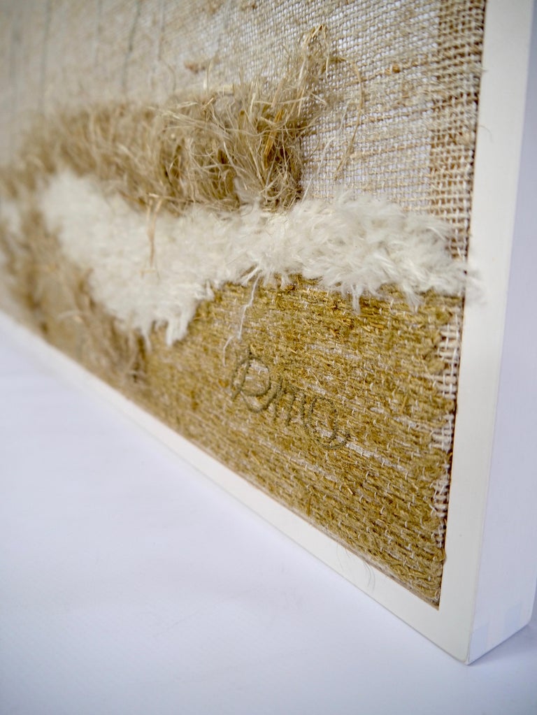 Earthy Colored Framed Wall Tapestry by Riitta-Maija Oksanen, Finland ...