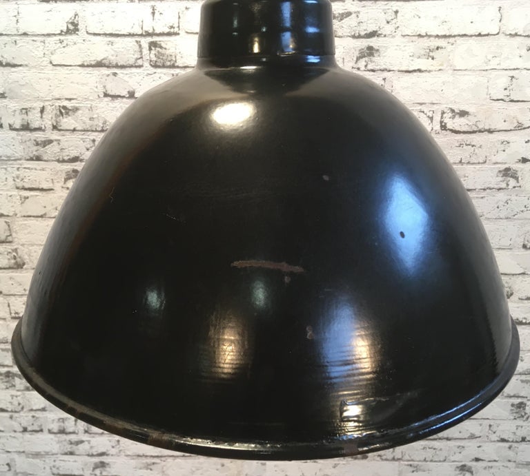 East German Industrial Factory Lamp,1960s at 1stDibs