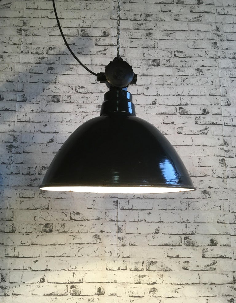 East German Industrial Factory Lamp,1960s at 1stDibs