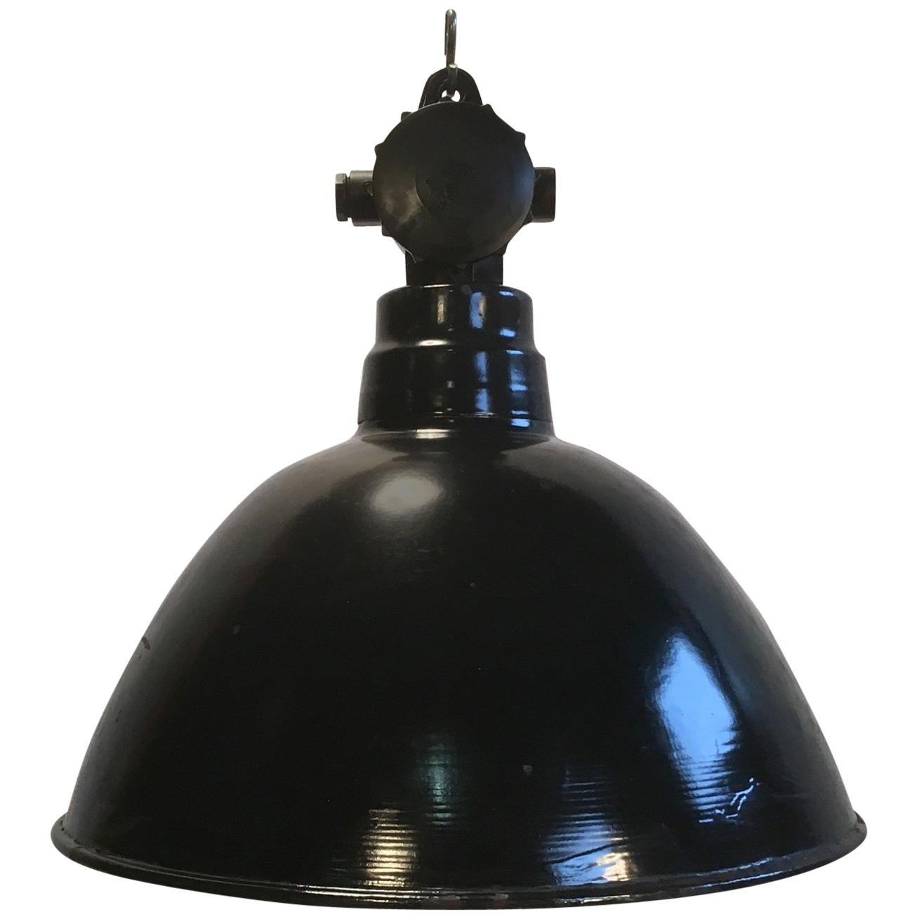 East German Industrial Factory Lamp,1960s at 1stDibs