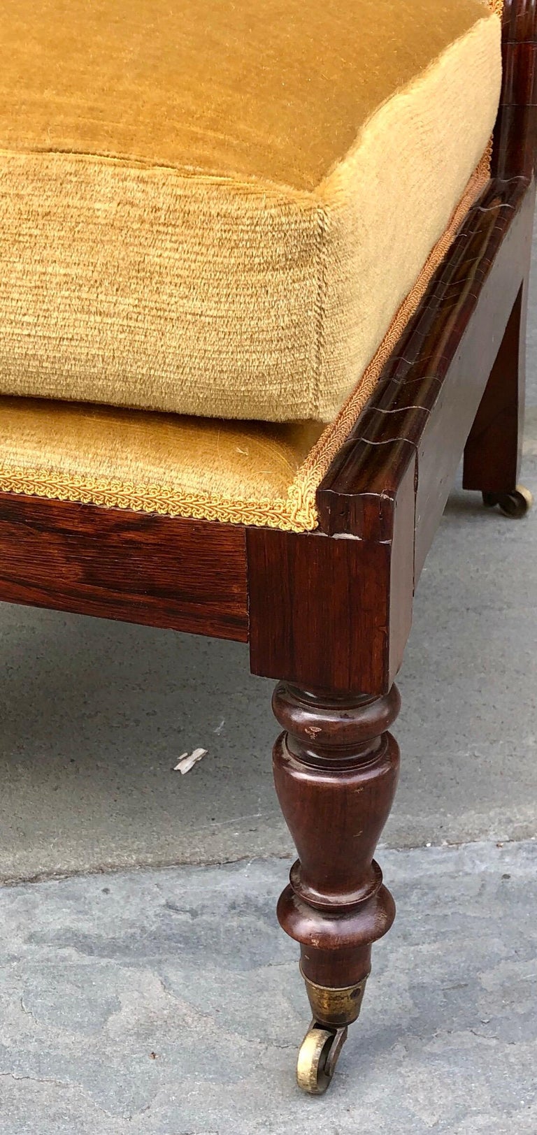 East Indies Regency Rosewood Raj Chair, 19th Century at 1stDibs