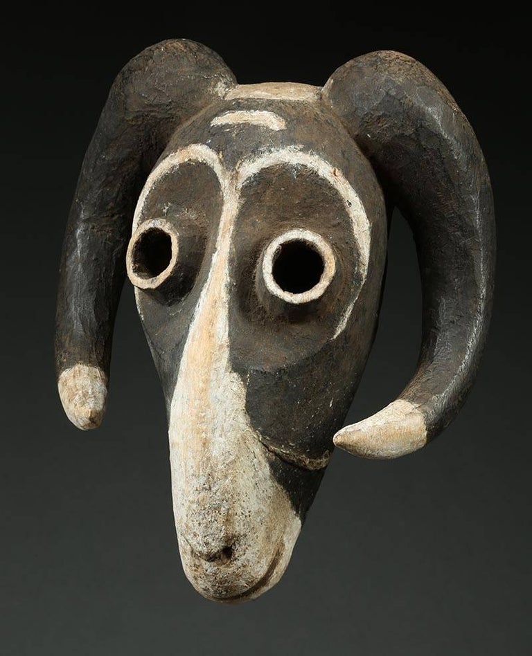 Eastern Pende Tribal Ram Mask, Congo, 'DRC' at 1stDibs