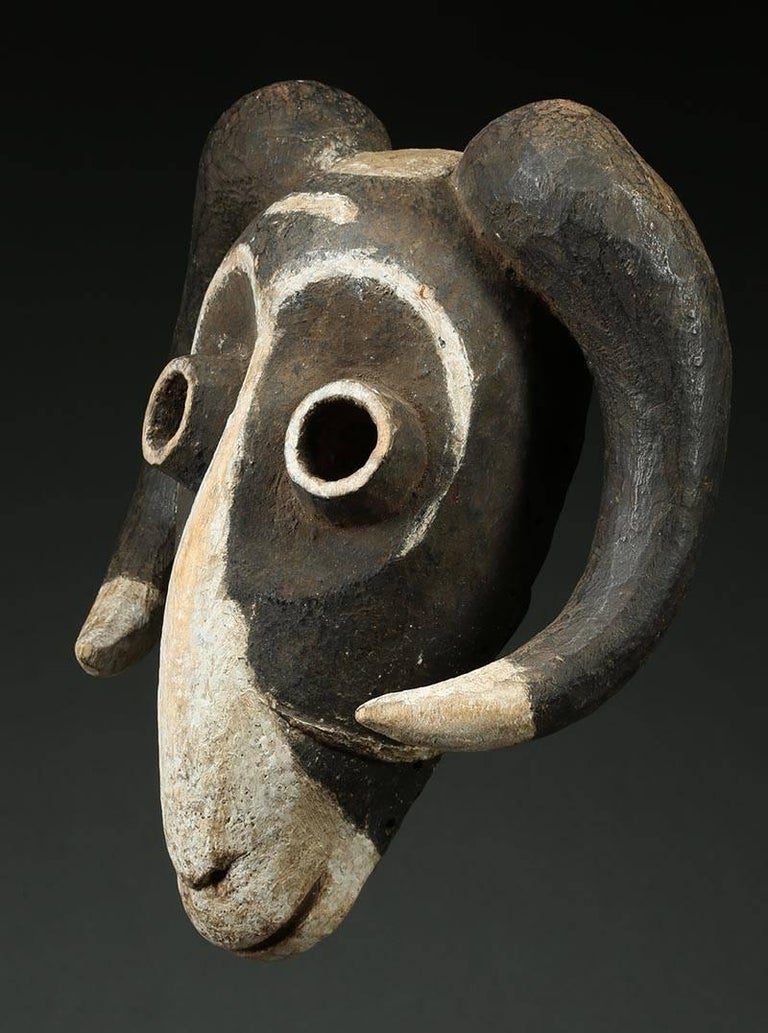 Eastern Pende Tribal Ram Mask, Congo, 'DRC' at 1stDibs