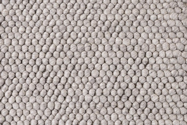 Easton Collection Solid-colored Wool Textured Custom Rug For Sale at ...