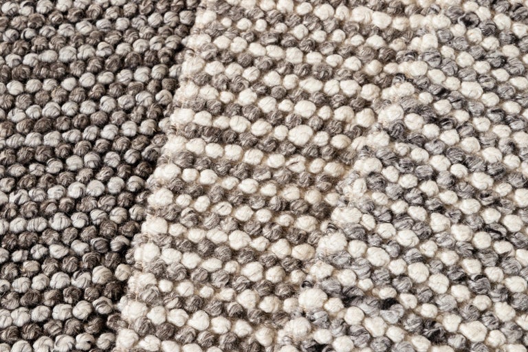 Easton Collection Textured Wool Custom Rug For Sale at 1stDibs