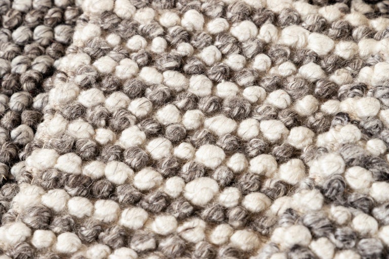 Easton Collection Textured Wool Custom Rug For Sale at 1stDibs