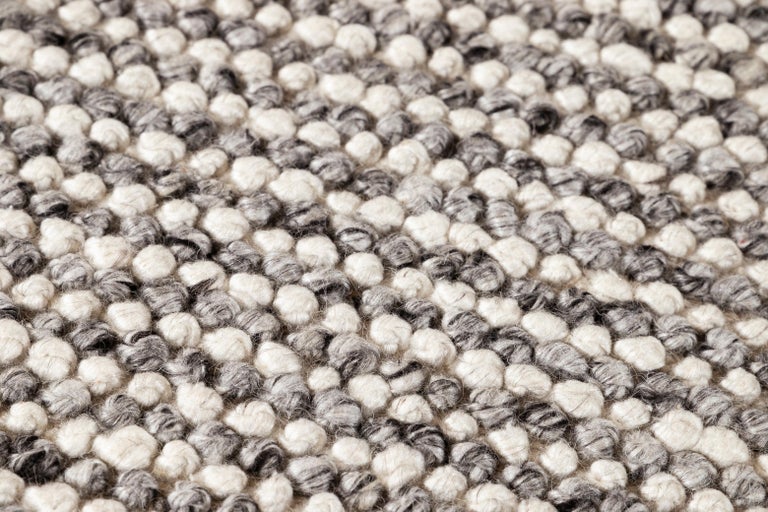 Easton Collection Textured Wool Custom Rug For Sale at 1stDibs