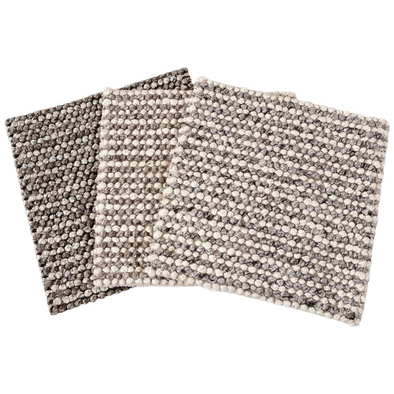 Easton Collection Textured Wool Custom Rug For Sale at 1stDibs