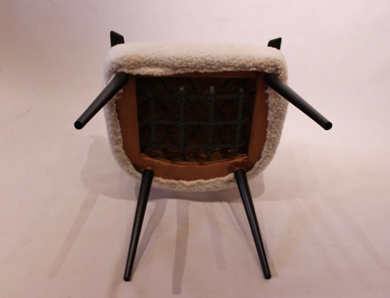 Easy Chair Upholstered in Sheep Wool, Danish Design, 1960s at 1stDibs ...