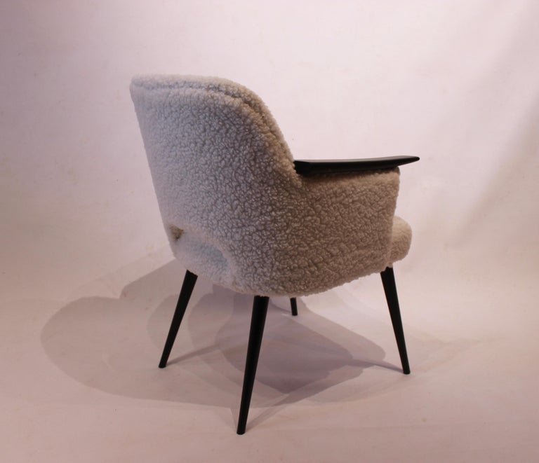 Easy Chair Upholstered in Sheep Wool, Danish Design, 1960s at 1stDibs ...