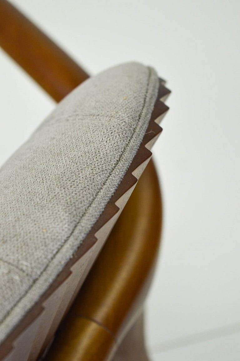 Easychair Coral Wood Back Brazilian Contemporary Wood and Fabric by ...