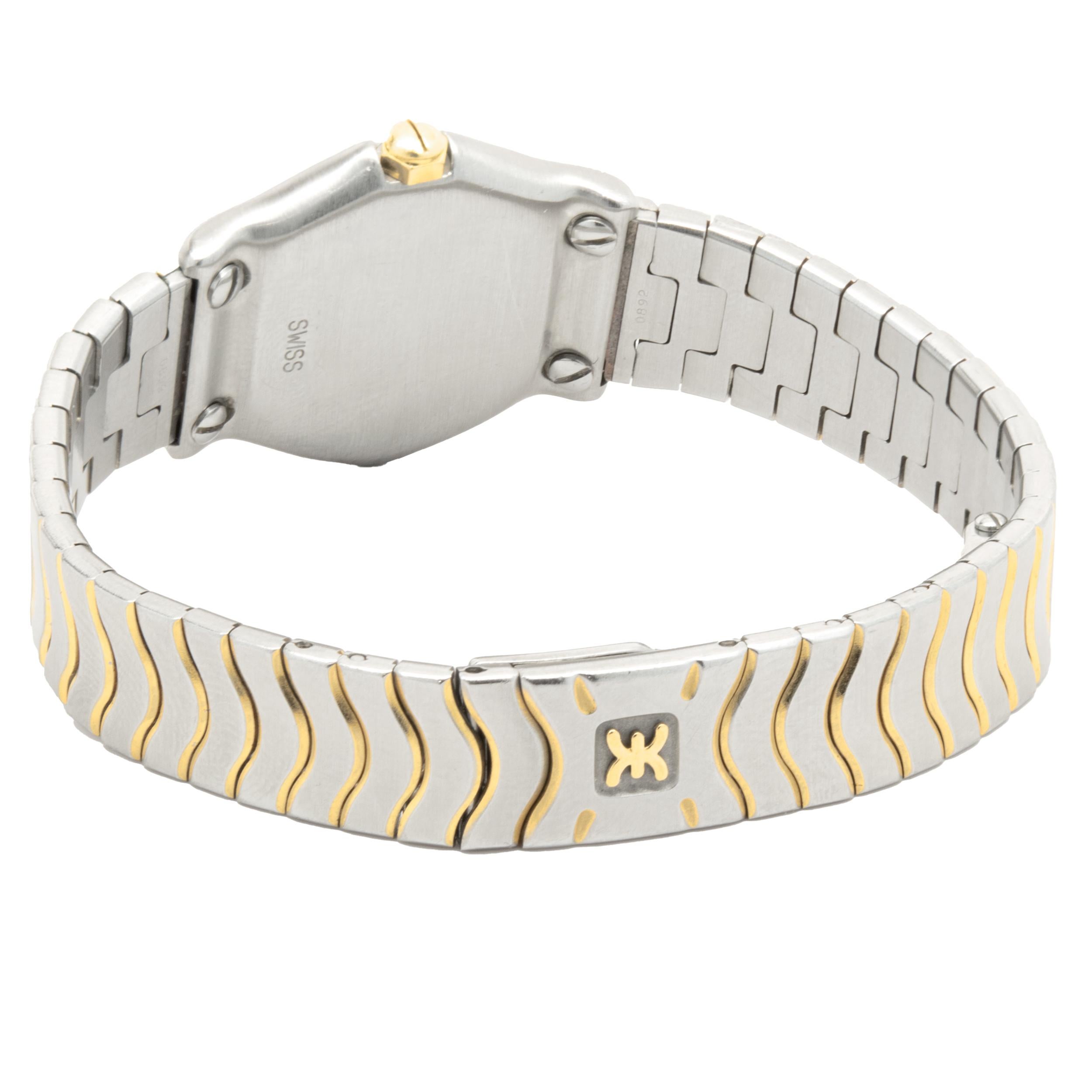 Ebel 18 Karat Yellow Gold and Stainless Steel Classic Sport For Sale at ...