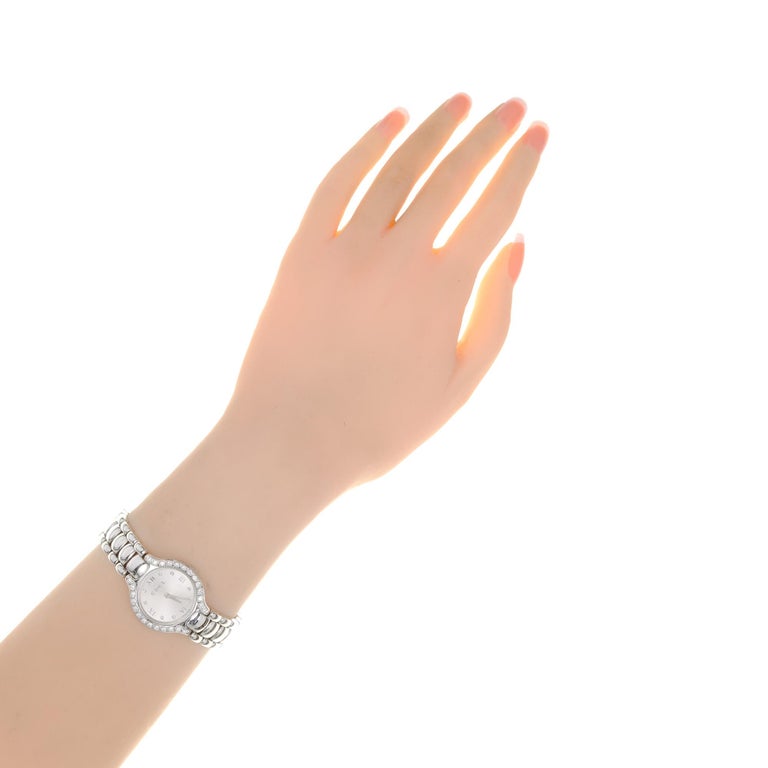 Ebel Beluga Ladies Stainless Diamond Bezel Dial Wristwatch at 1stDibs ...