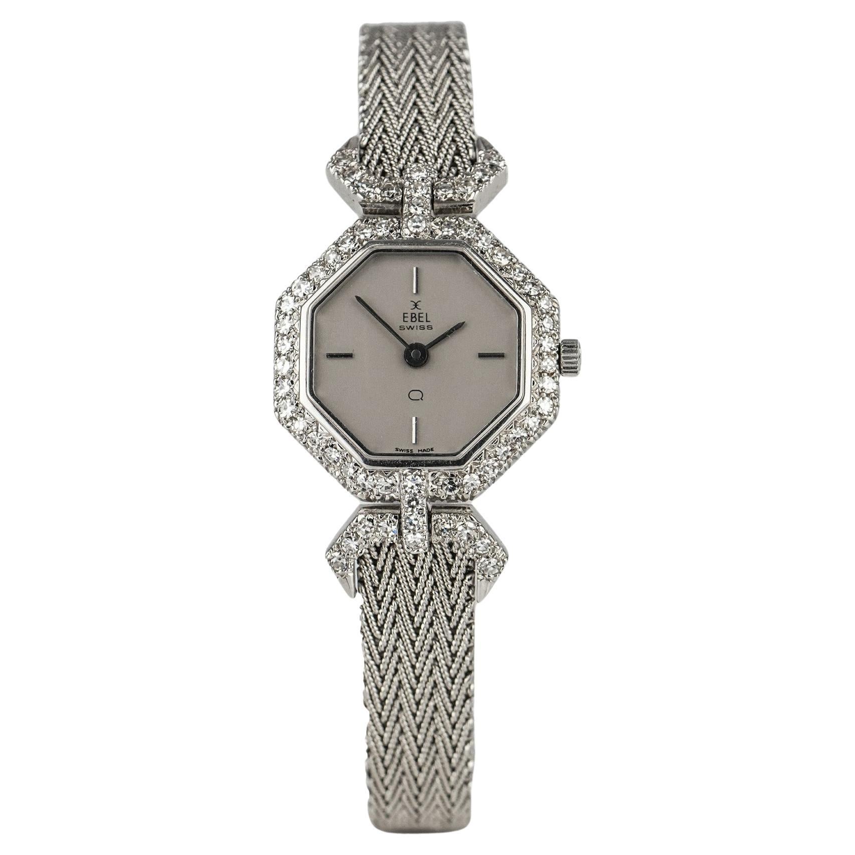diamond and Gold watch by Ebel at 1stDibs