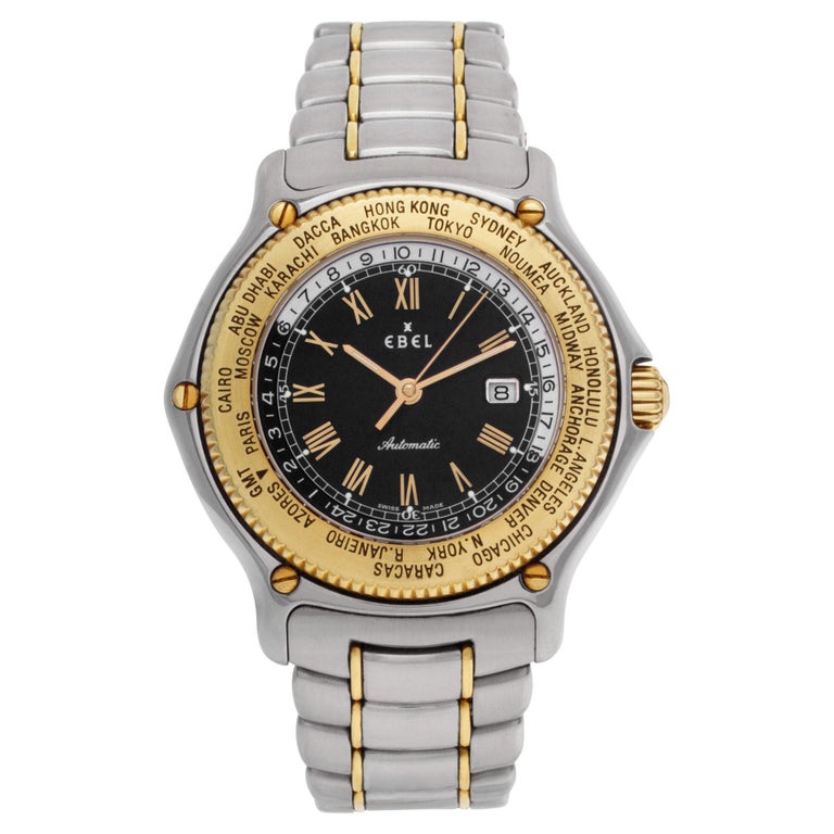 Ebel Voyager Watch 18k Gold and Stainless Steel. Auto W/ Date, and ...