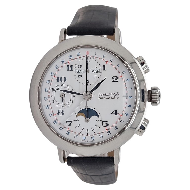 Eberhard Wrist Watch 31039, Automatic Automatic Winding Triple Moon ...